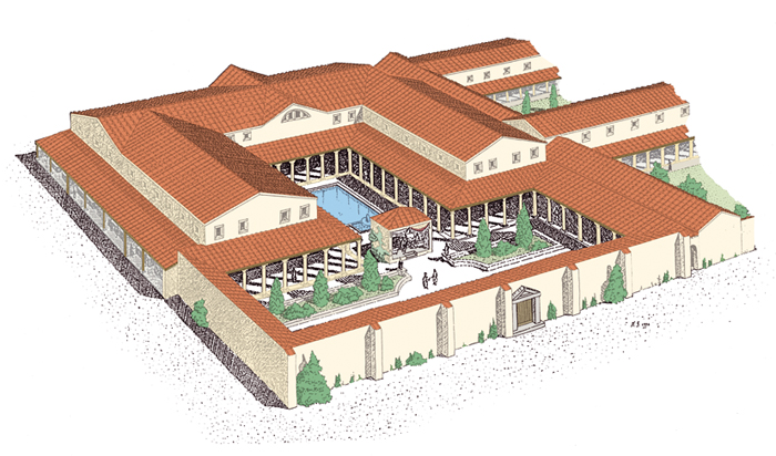 Roman, Dream home plans and Villas on Pinterest